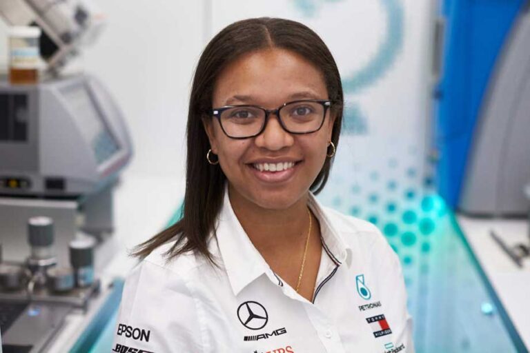 Stephanie Travers on being the first Black woman on the F1 podium ...