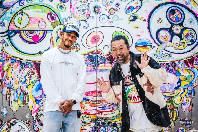 Lewis Hamilton collaborates with Takashi Murakami! - Silver Arrows Net